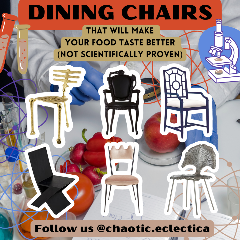 Dining chairs that will make your food taste better (not scientifically ...